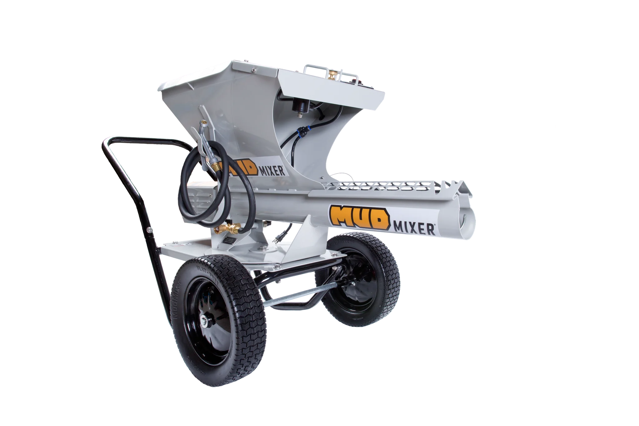 MudMixer is Multi-Use Mixer for Concrete, Mortar, and Stucco