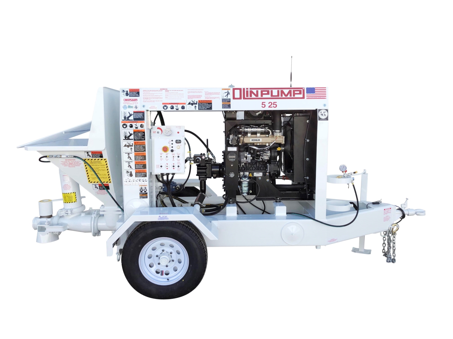 Olin Pump Pumps | Olin 5 25 Valve Concrete Pump | Olin Distributor USA