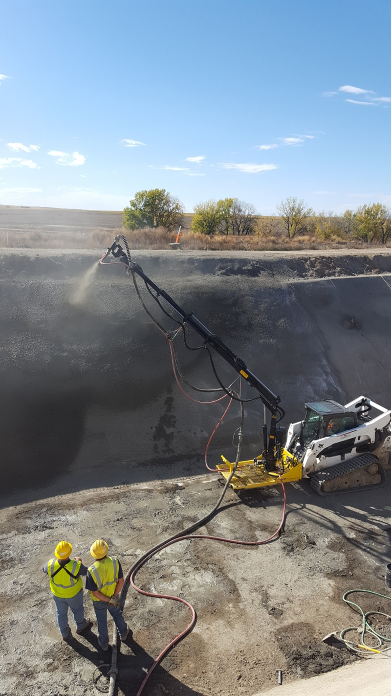 Shotcrete Robot Attachment - Hydraulically Driven - PDQuipment