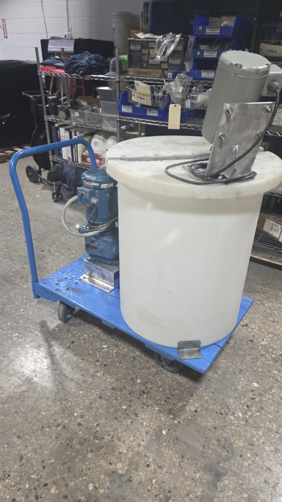 Alum Injection Pump - Neptune Single Barrel Cart Assembly - PDQuipment