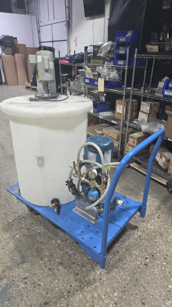 Alum Injection Pump - Neptune Single Barrel Cart Assembly - PDQuipment