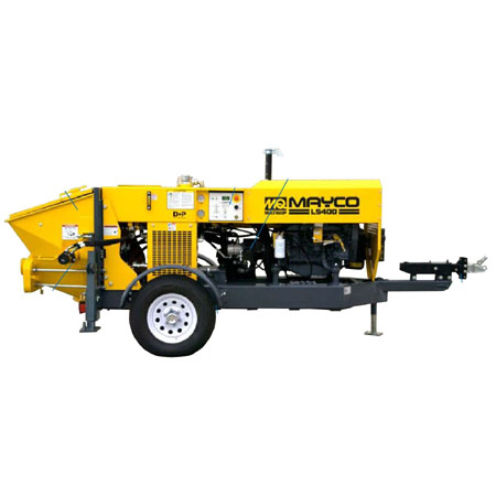 LS600 Mayco hydraulic concrete pump - PDQuipment